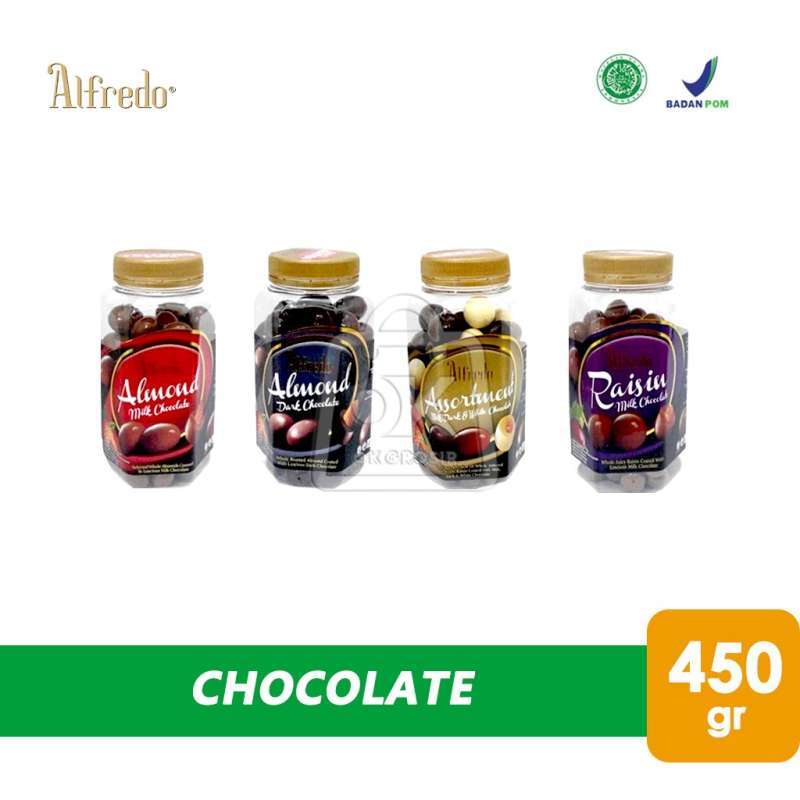 Jual Cokelat Alfredo Chocolate Choco Ball Coklat Snack (Toples 450gr ...