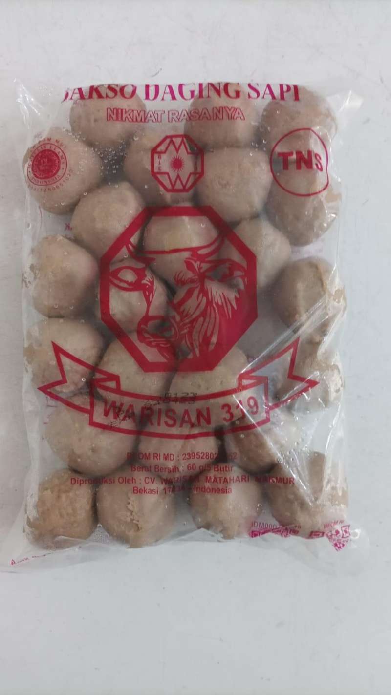 Jual Bakso Sapi Warisan 319 TNS 25pcs di Seller UTAMA FROZEN ...