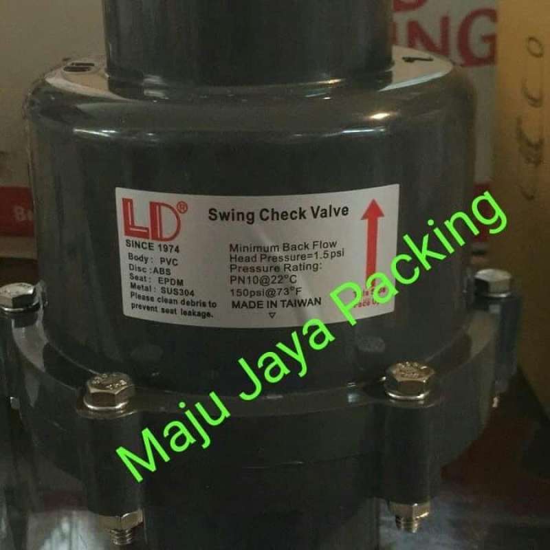 Jual Swing Check Valve Pvc 3 (inch) Check Valve Pvc Type Socket. Di ...