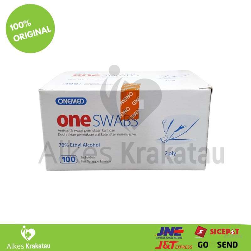 Jual Alcohol Swab Onemed / Oneswabs Onemed / Tisu Alkohol / Alkohol ...