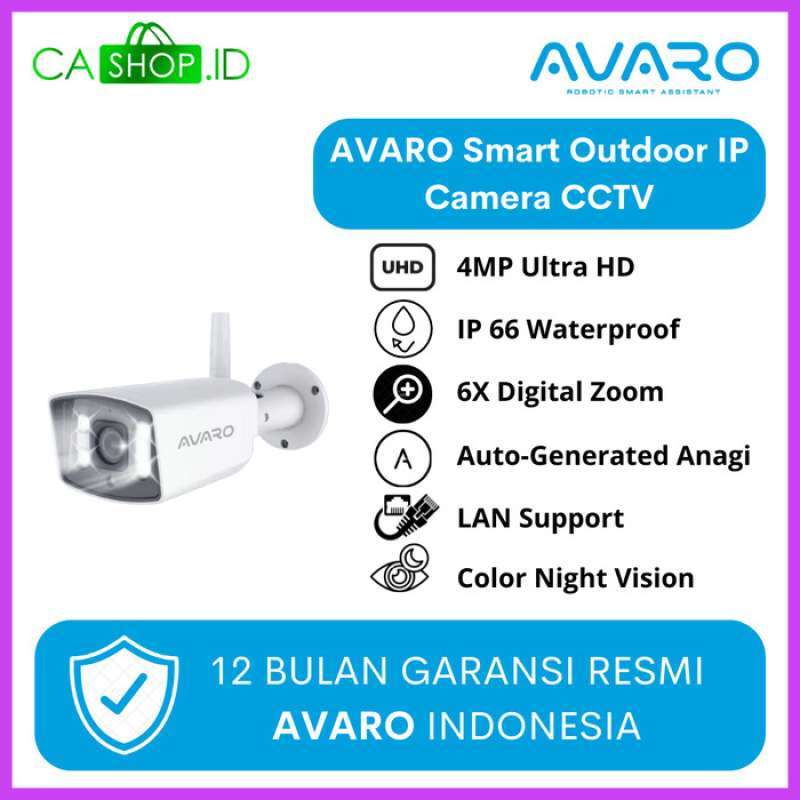 Promo Smart Outdoor IP Camera CCTV Wifi UHD IP66 IoT Home Automation ...