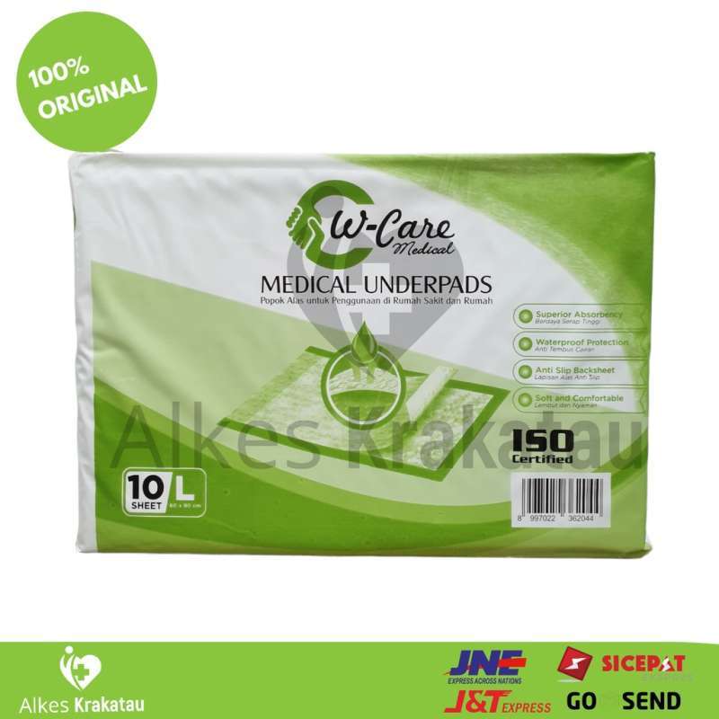 Jual Underpad Medical W-care / Wcare Alas Popok Dewasa Dan Anak Di Seller Alkes Krakatau - Jl ...