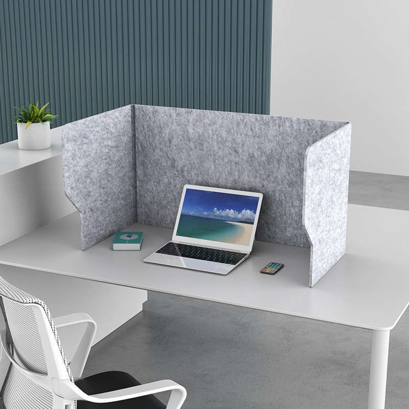 Jual Canvas Partisi Sekat Meja Pembatas Meja Office Table Divider Di ...