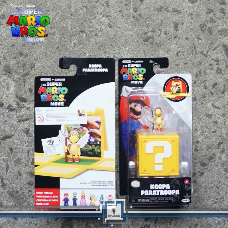 Jual The Super Mario Bros Movie Koopa Paratroopa Mini Figure with Block ...