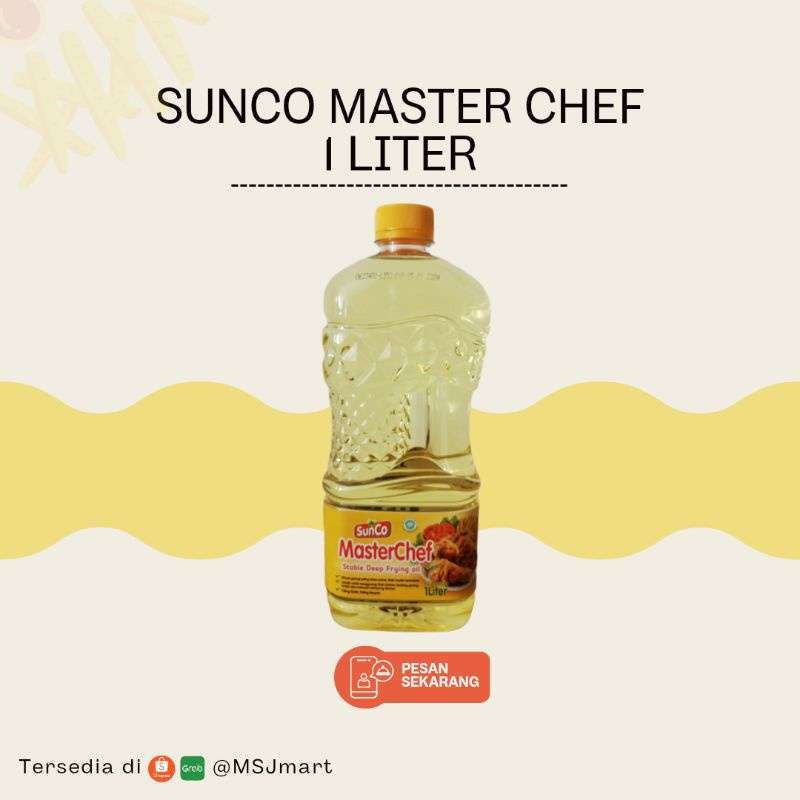 Jual Minyak Goreng Sunco Master Chef 1 Liter Di Seller Mericha Sukses ...