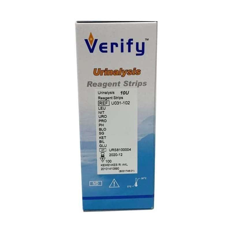 Jual Verify Urinalysis Reagent Strip 10 Parameter di Seller RIFAH ...