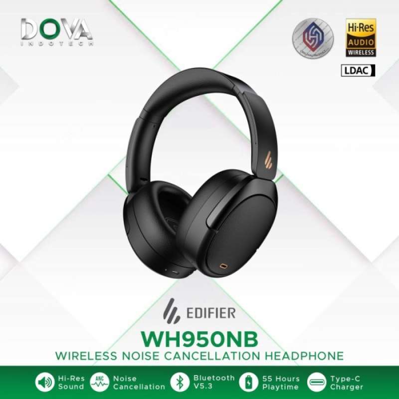 Promo Edifier Wh950Nb Wireless Noise Cancellation Over-Ear Headphones ...