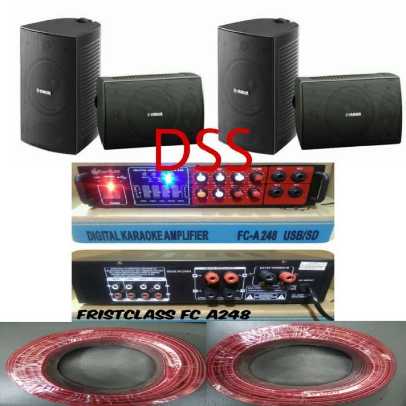 Jual Paket Sound System Cafe Aula Restaurant 4 Speker Yamaha Vs 6 Original di Seller KurstMarts ...