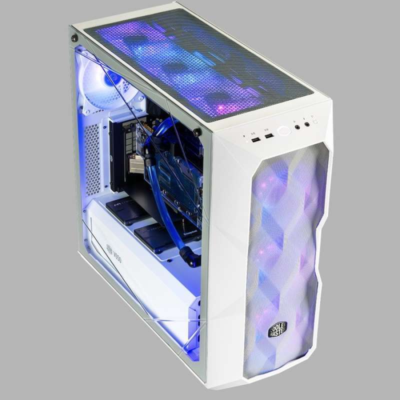 Promo Cooler Master MasterBox TD500 MESH White Casing PC Diskon 23% di ...