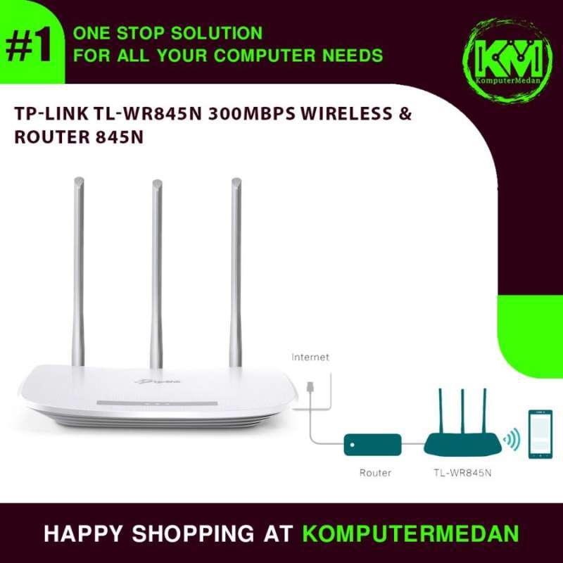 Jual Tp-link Tl-wr845n 300mbps Wireless N Router - White Di Seller ...