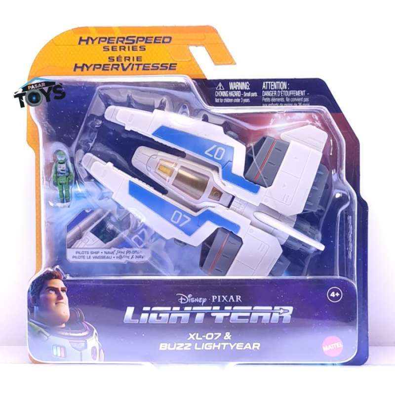Promo Disney Pixar Lightyear Hyperspeed Series XL-07 Spaceship & Buzz ...