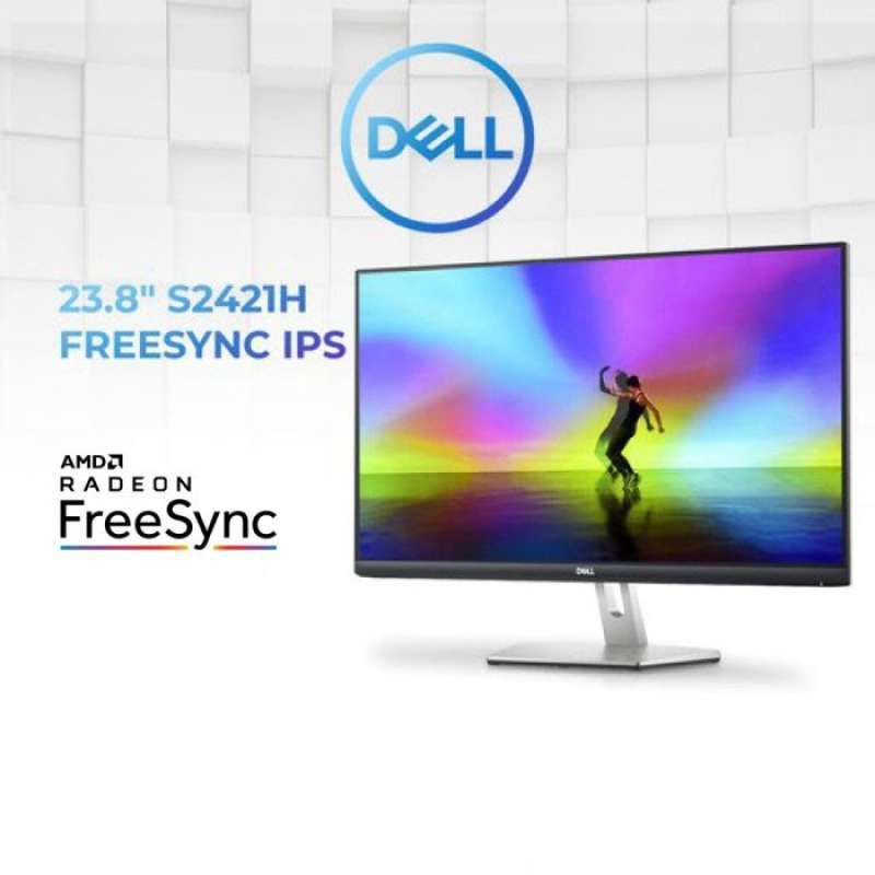 Promo Dell Monitor S2421H - 24 IPS 75Hz FHD FreeSync Monitor with ...