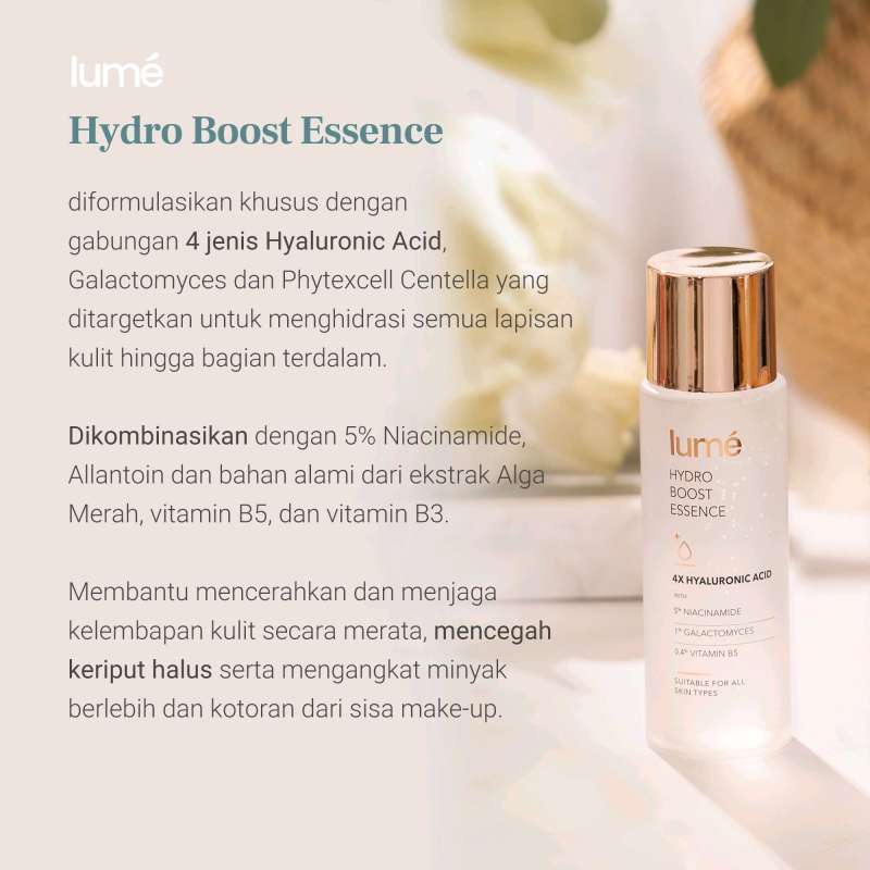 Promo Lume Hydro Boost Essence Diskon 17% Di Seller Lumecolors ...