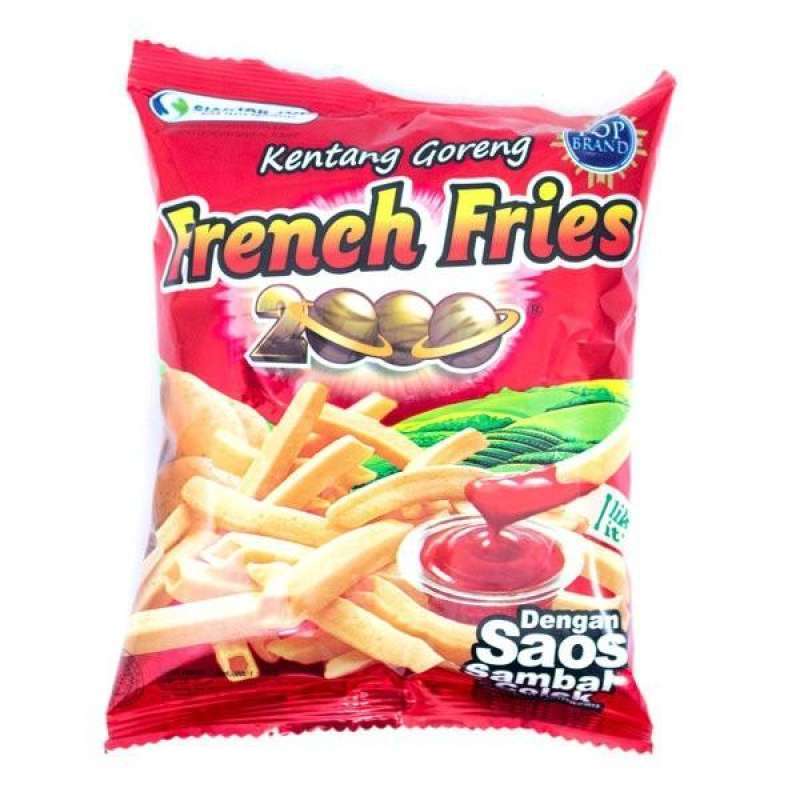 Jual Frensh Fries 2000 8 Gram Chiki Kentang Goreng Saos Sambal di ...