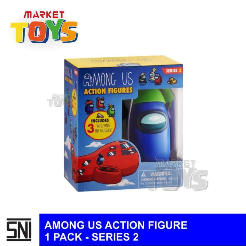 Jual Among Us Action Figure 1 Pack Series 2 - Blue di Seller Markettoys ...