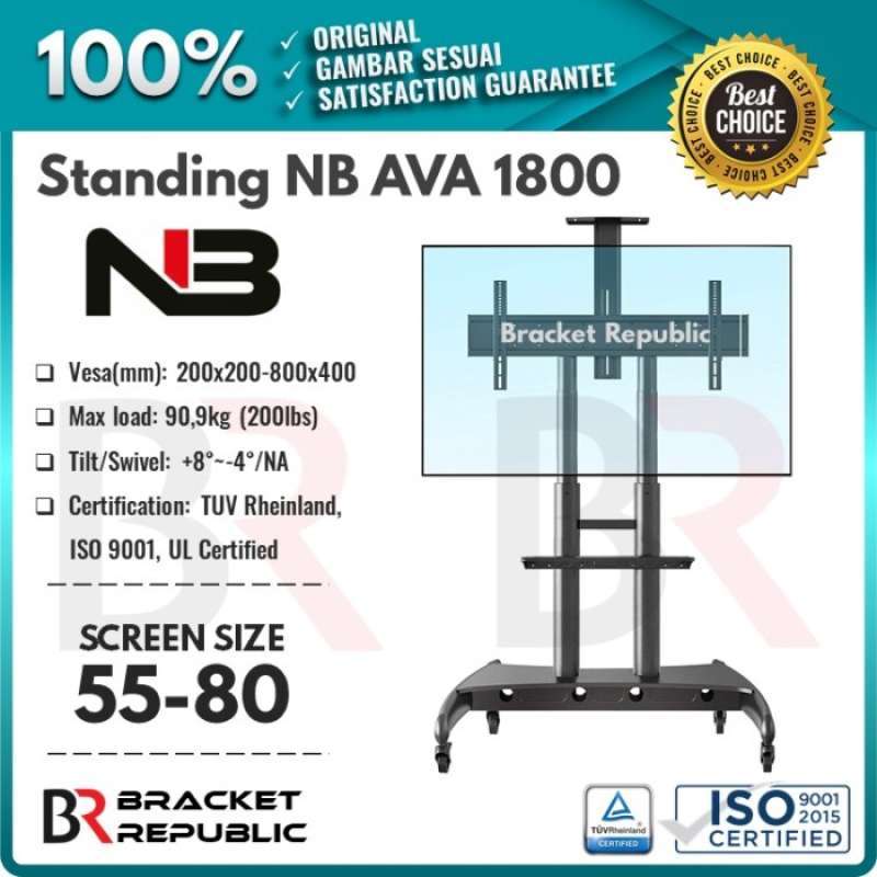 Promo STANDING BRACKET TV NORTH BAYOU NB AVA 1800-70-1P 55-80 TV ...
