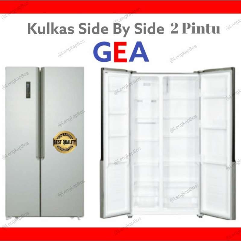 Jual Kulkas Gea Side By Side 2 Pintu G2d563 Inox Di Seller Lengkapbos - Alang-alang Lebar, Kota ...