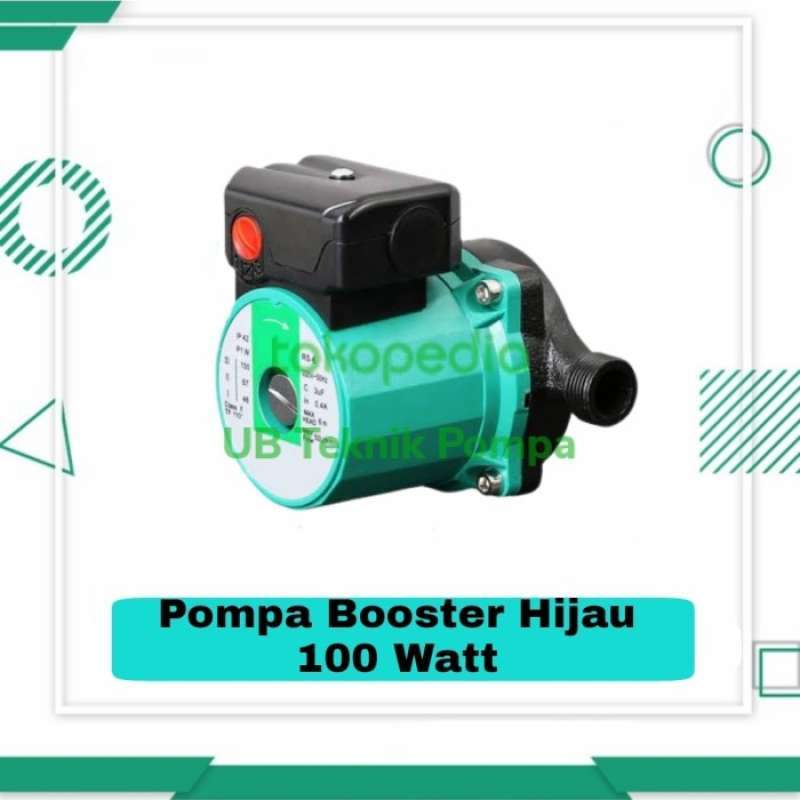 Promo Pompa dorong Pendorong Booster Pump 100 Watt Silent Auto Water ...