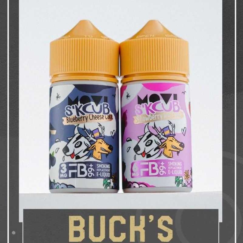 Jual Liquid Buck's atau S'kcub Strawberry dan Blueberry di Seller ...