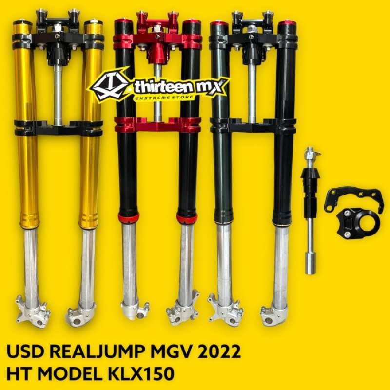 Promo USD MGV Real Jump Triple Clamp Model KTM HT PNP KLX CRF 150 Dtracker Diskon 23% di Seller ...