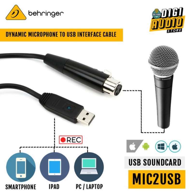 Jual Kabel Soundcard Microphone Dynamic - Adapter Cable Jack Canon XLR ...