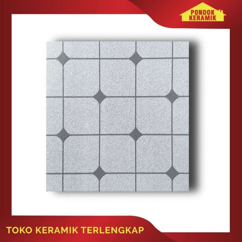 Jual KERAMIK LANTAI 40X40 LIMOGES GREY di Seller PONDOK KERAMIK ...