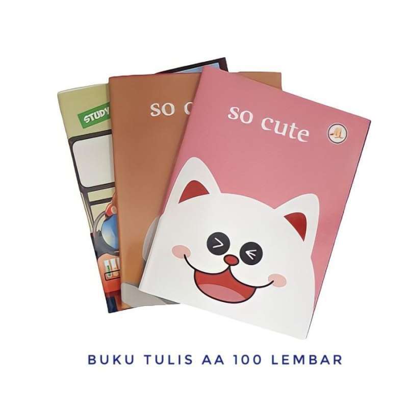 Jual buku tulis 100 lembar MEREK AA di Seller Mentari Jaya Medan ...