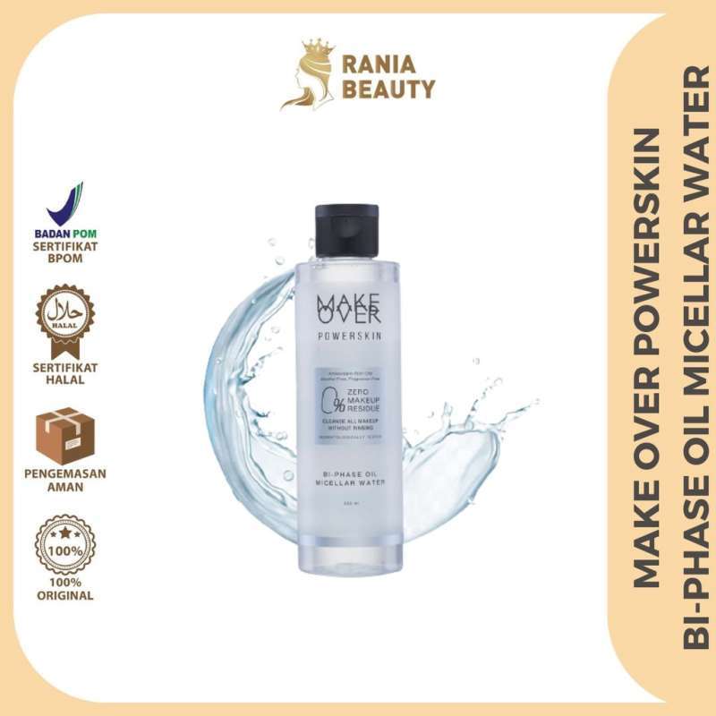 Jual Make Over Powerskin Bi-Phase Oil Micellar Water ~ Rania Beauty di ...