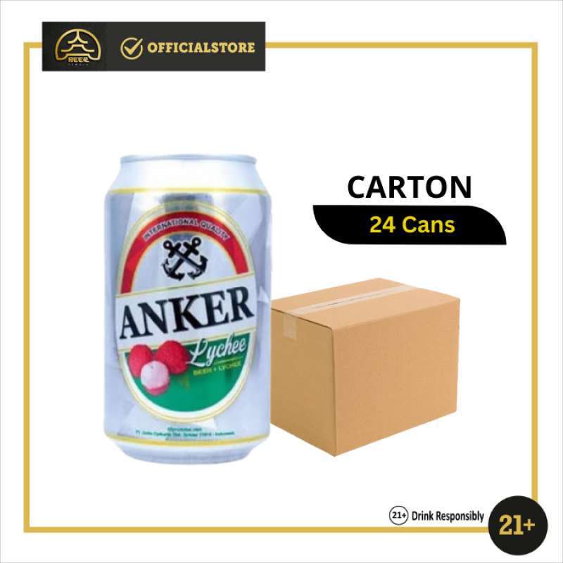 Jual Anker Lychee Beer Can 320ml x 24 Bottle (1 Karton) di Seller Beer ...