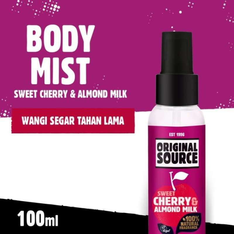 Jual Original Source Body Mist Cherry & Almond Milk 100ml ] Di Seller ...