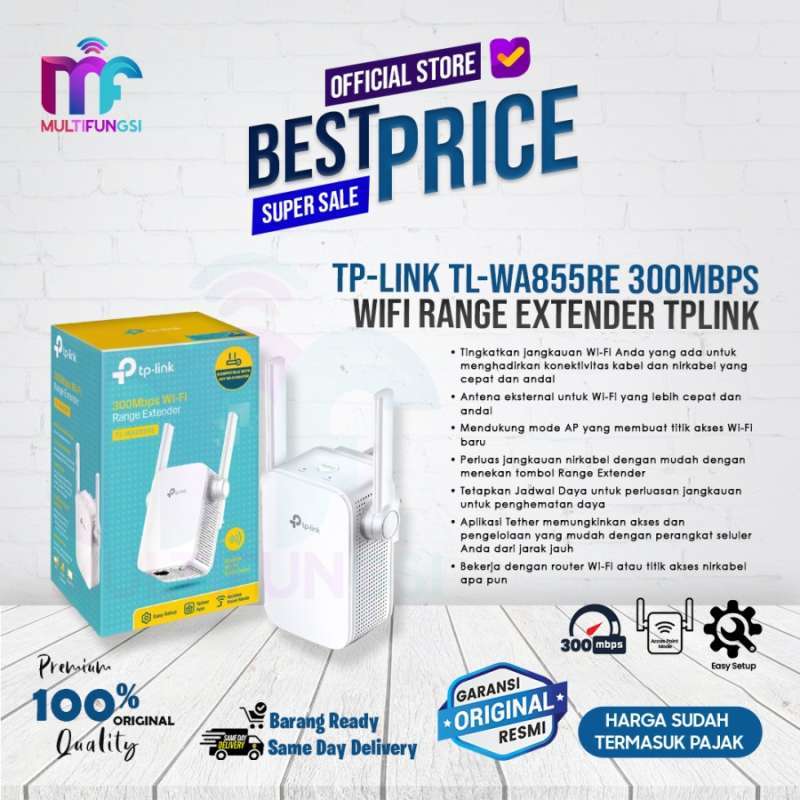 Daftar Harga Extender Tp Link Tl Wa855 Re 🔥 Original & Spesifikasi ...