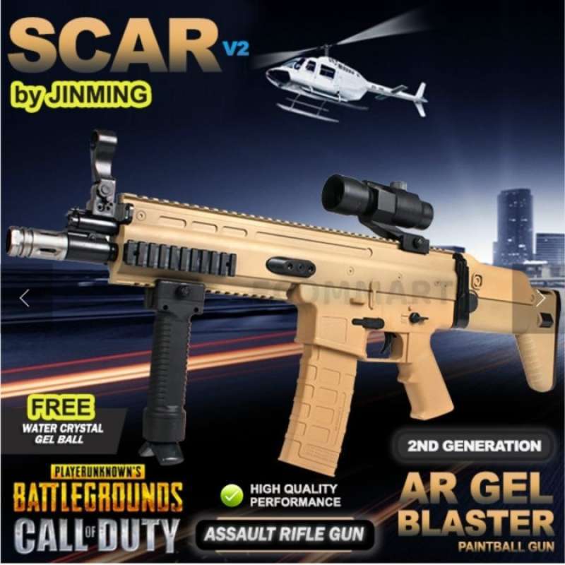 Promo Wgg Jinming Scar V2 Gel Blaster Watergel Diskon 17% di Seller ...