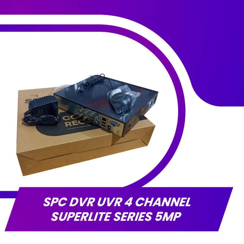 Jual SPC DVR UVR 4 CHANNEL SUPERLITE SERIES 5MP di Seller BANDAR MULTI ...