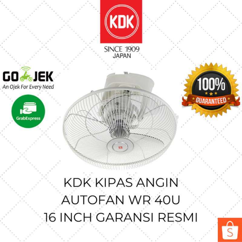 Jual KDK Kipas Angin Orbit Plafon 16 inch WR 40U / Auto Fan / Gantung ...