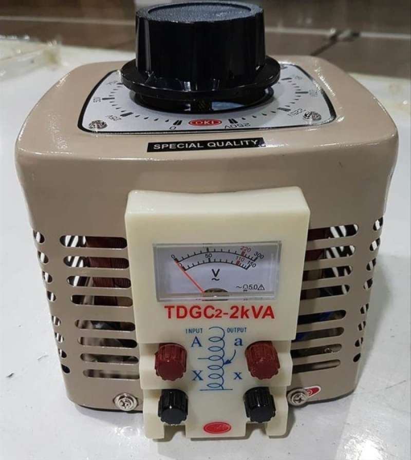 Promo Step Up Step Down Ac Voltage Regulator 2000 Watt 0-250 Volt Ac ...