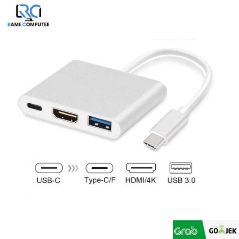 Jual Kabel Converter Usb Type C In To Hdmi K K Adapter Di Seller Rame Computer Percut Kab