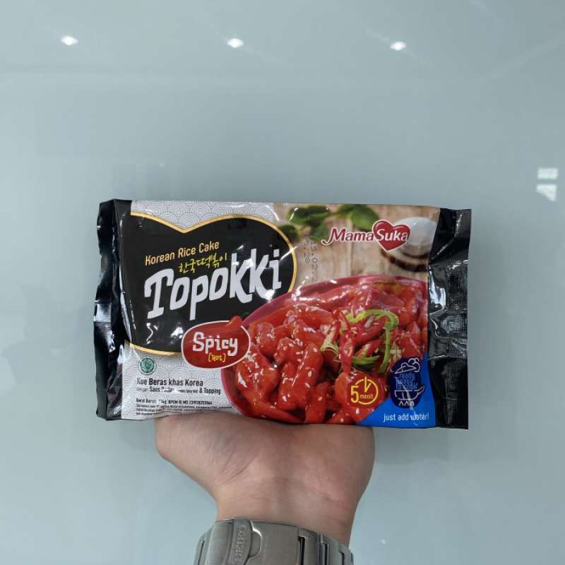 Jual TOPOKKI HOT SPICY KOREAN RICE CAKE Mamasuka - Topoki Tteokbokki ...