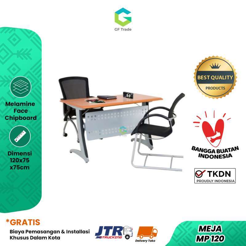 Jual Meja Kerja Staff Kantor Meja Kerja Meja Minimalis Modern MP 120 ...