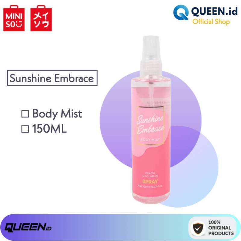 Jual Miniso Body Mist Parfum Sunshine Embrace Peach Cyclamen 150ml di ...