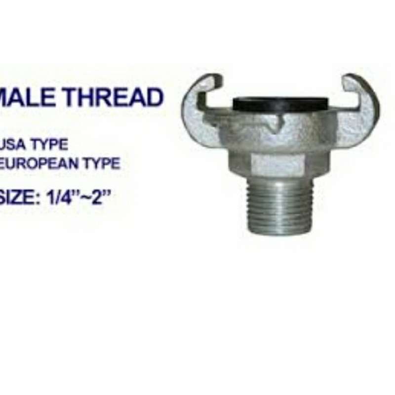 Promo chicago coupling galvanis 1/2 inch drat luar ke selang Diskon 33% ...