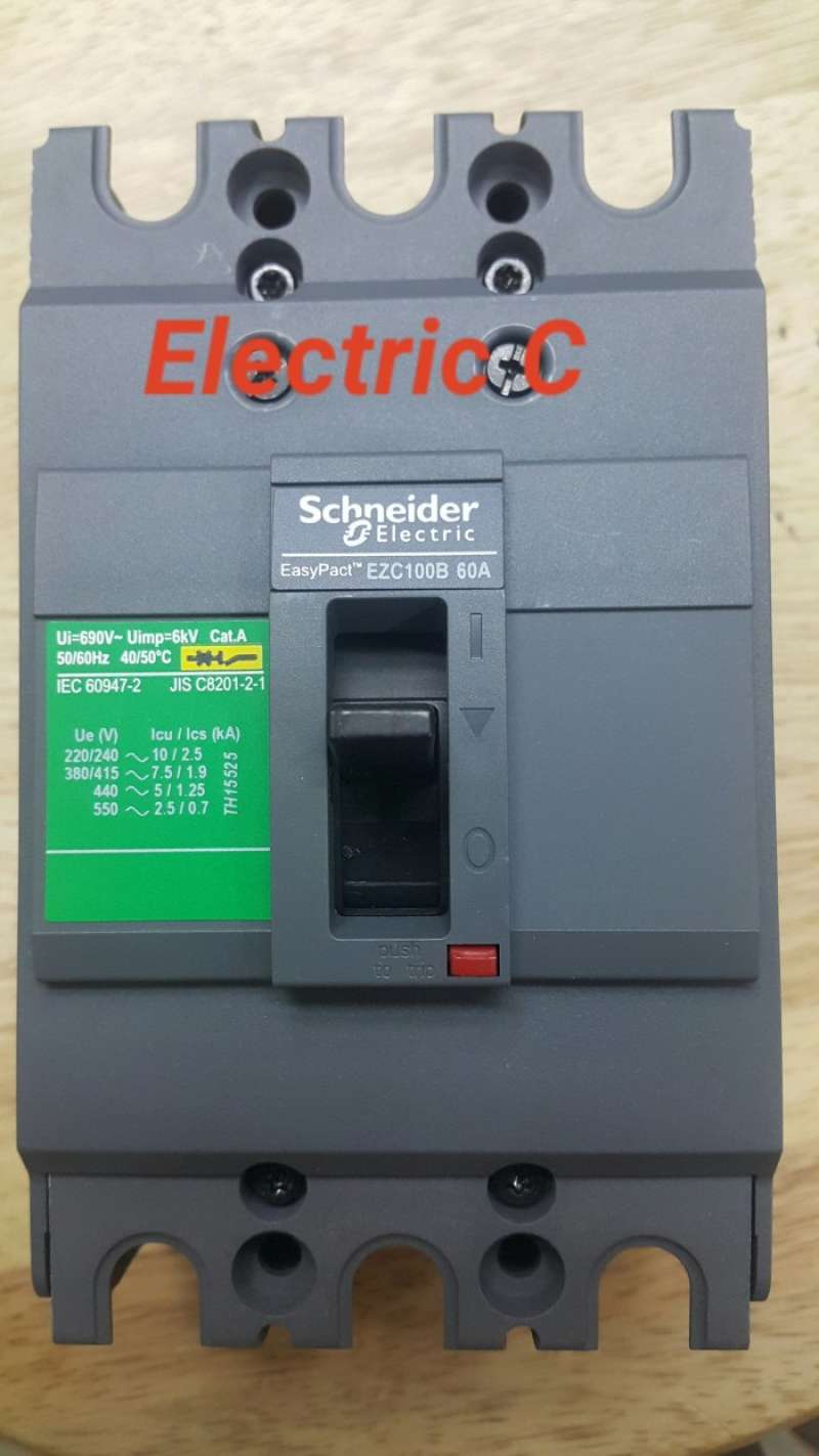 Promo Schneider Electric / Merlin Gerin / MCCB EZC 100 B / NFB 3phase ...