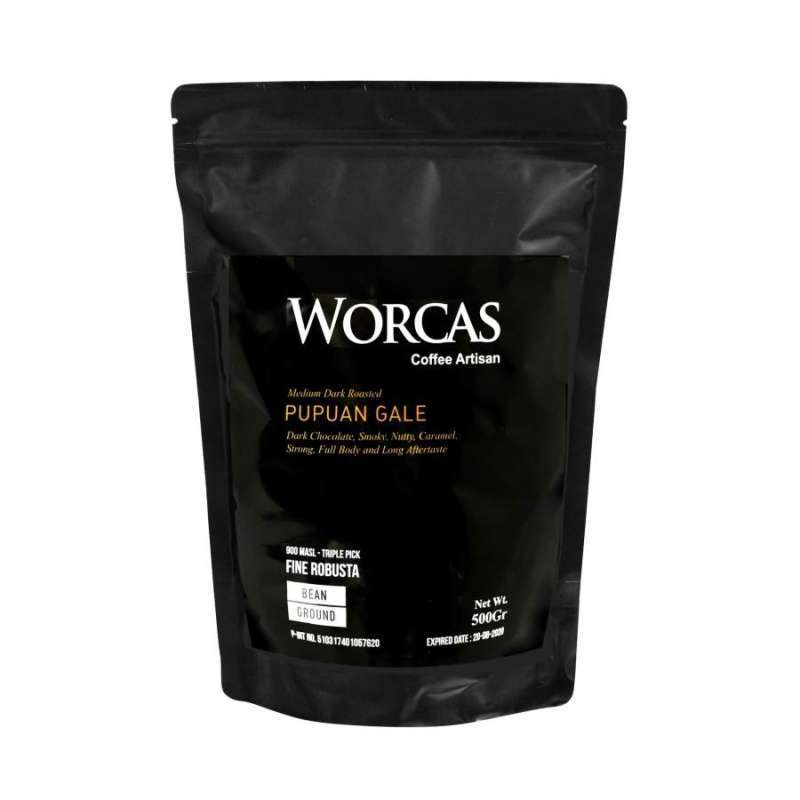Jual Worcas Kopi Fine Robusta Pupuan Gale 500 Gram - Medium Roast ...