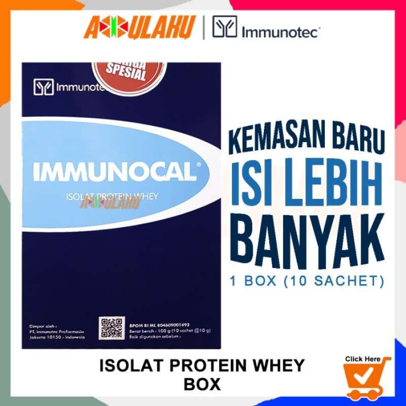Promo immunocal isolat protein whey i susu imunocal isi 7 sachet / box ...