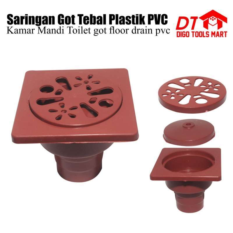 Jual Saringan Got Tebal Plastik PVC Kamar Mandi Toilet got floor drain ...