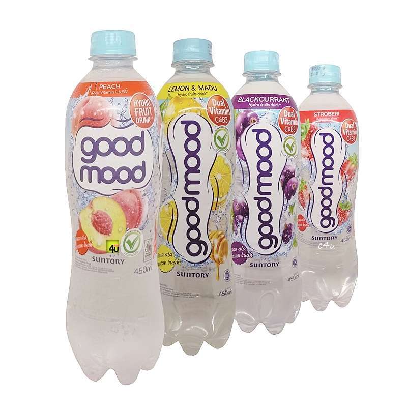 Promo Suntory GOOD MOOD - Vitamin Water Rasa Buah - 450 ml BOTOL ...