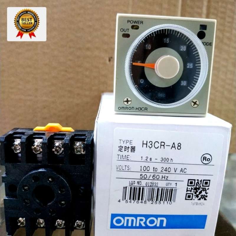 Promo Timer Omron H3Cr A8 220Vac Socket Diskon 31% di Seller Kuniy ...