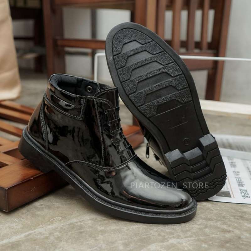 Jual Sepatu Pdh Pria Model Tanpa Tali, Untuk Dinas Tni/polri, Keamanan ...
