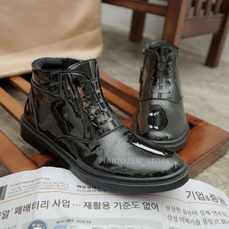 Jual Sepatu Pdh Pria Model Tanpa Tali, Untuk Dinas Tni/polri, Keamanan ...