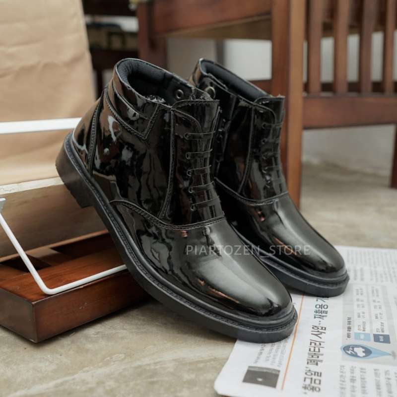 Jual Sepatu Pdh Pria Model Tanpa Tali, Untuk Dinas Tni/polri, Keamanan ...