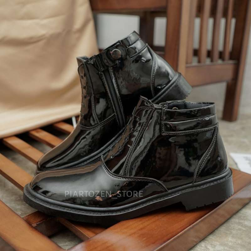 Jual Sepatu Pdh Pria Model Tanpa Tali, Untuk Dinas Tni/polri, Keamanan ...